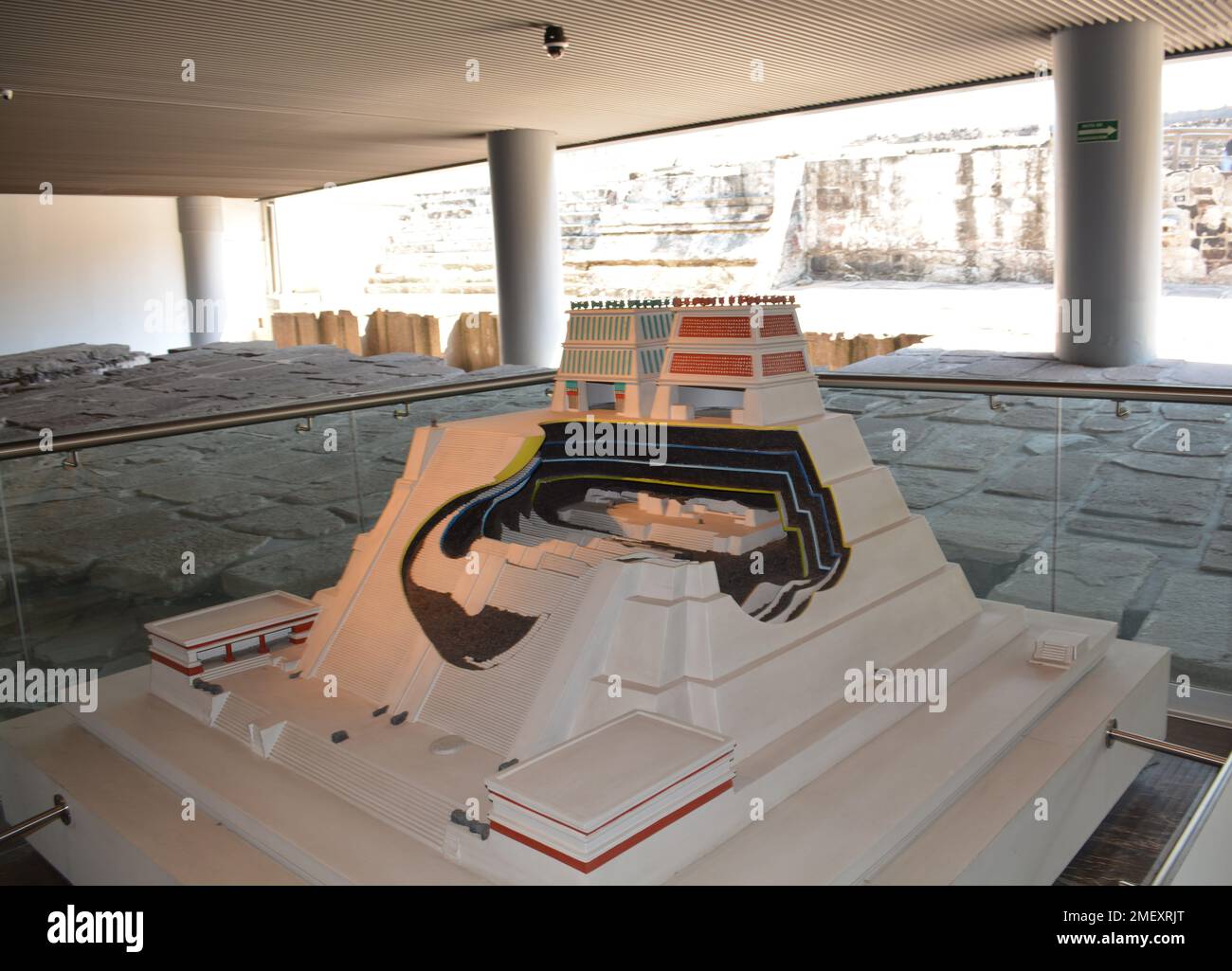 Model of mexica pyramid hi-res stock photography and images - Alamy