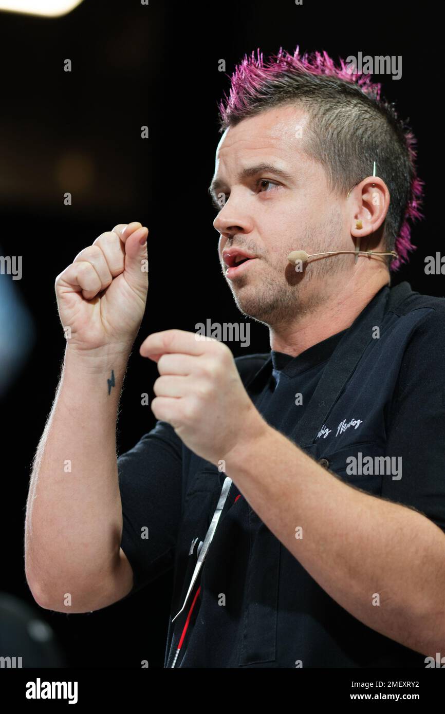 Madrid, Spain. 24th Jan, 2023. Spanish chef, David Munoz known as Dabiz ...