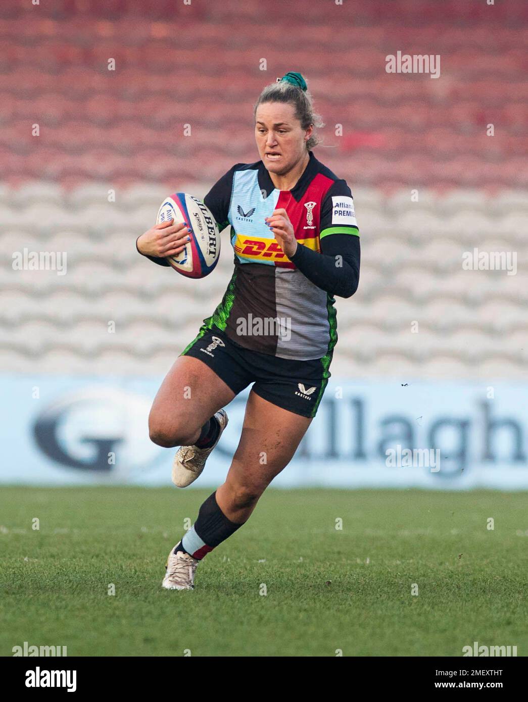 Twickenham Stoop ENGLAND : Bella McKenzie of Harlequins during the ...