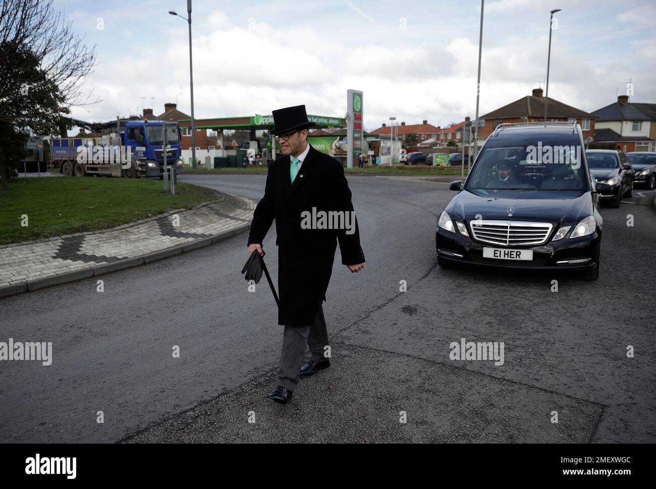 FILE - In this Wednesday, Feb. 10, 2021 file photo senior Funeral ...