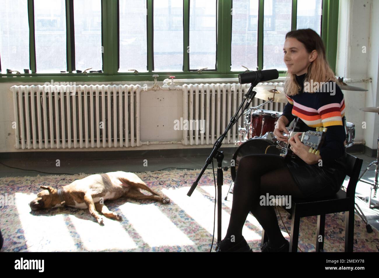 The Venus Project - Georgia Nott films a session in Brooklyn Stock ...