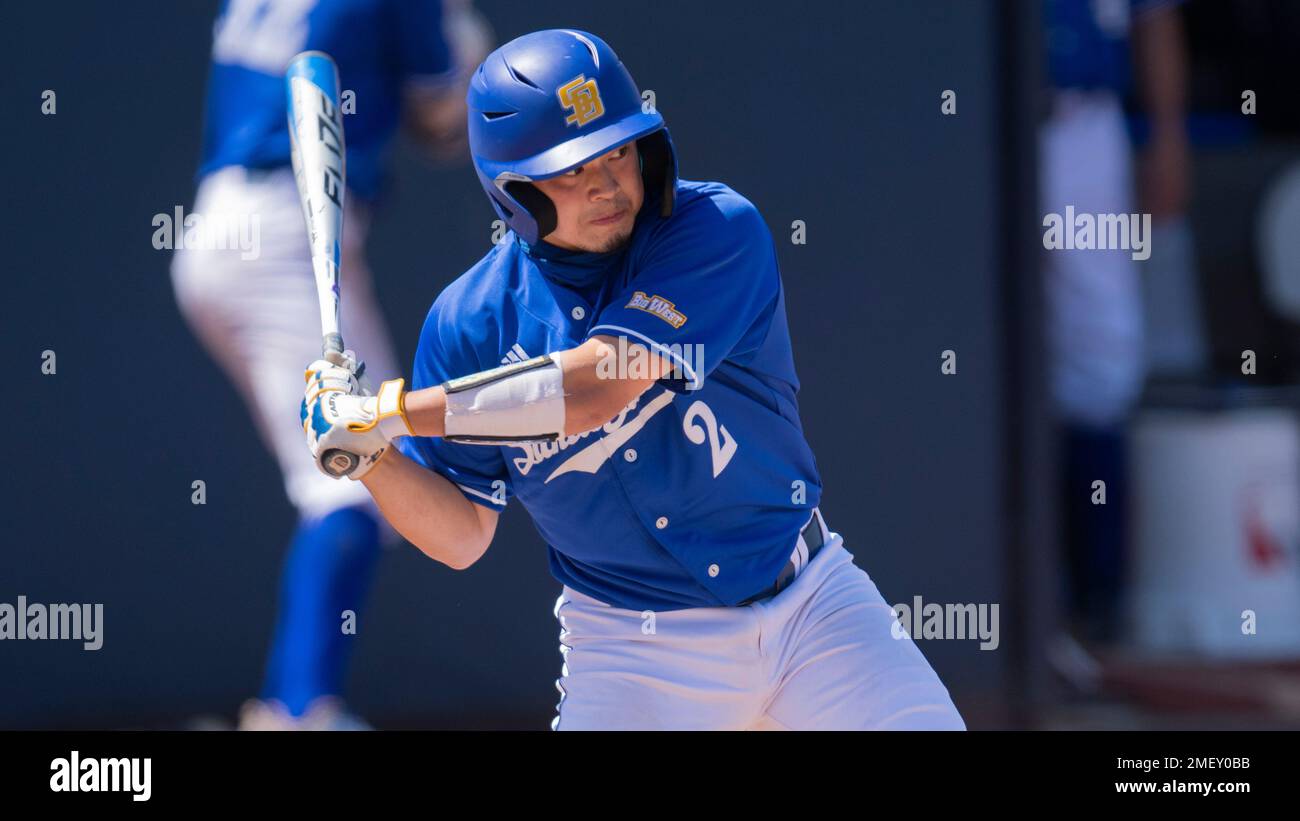 UC Santa Barbara's Mason Eng during an NCAA baseball game against Cal ...
