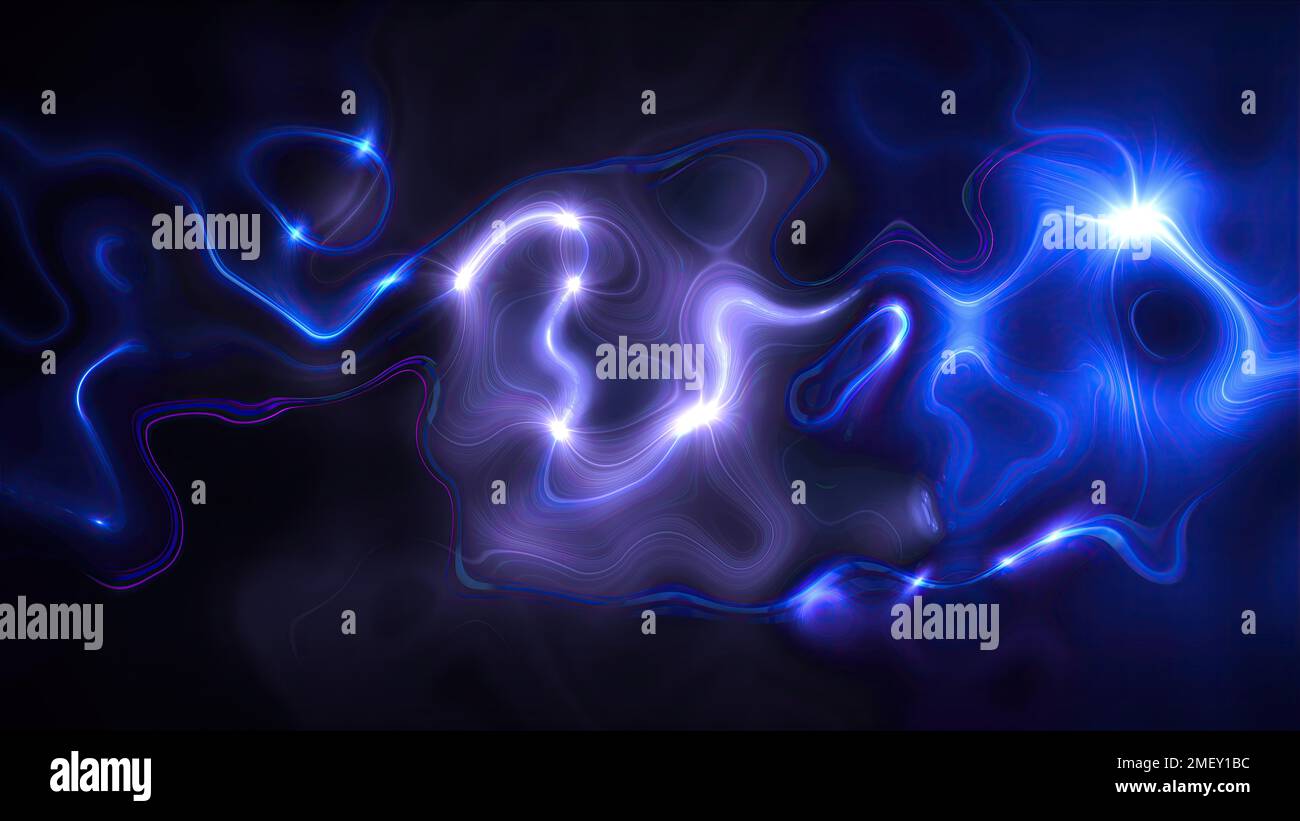 Abstract plasma. Computer generated 3d render Stock Photo - Alamy