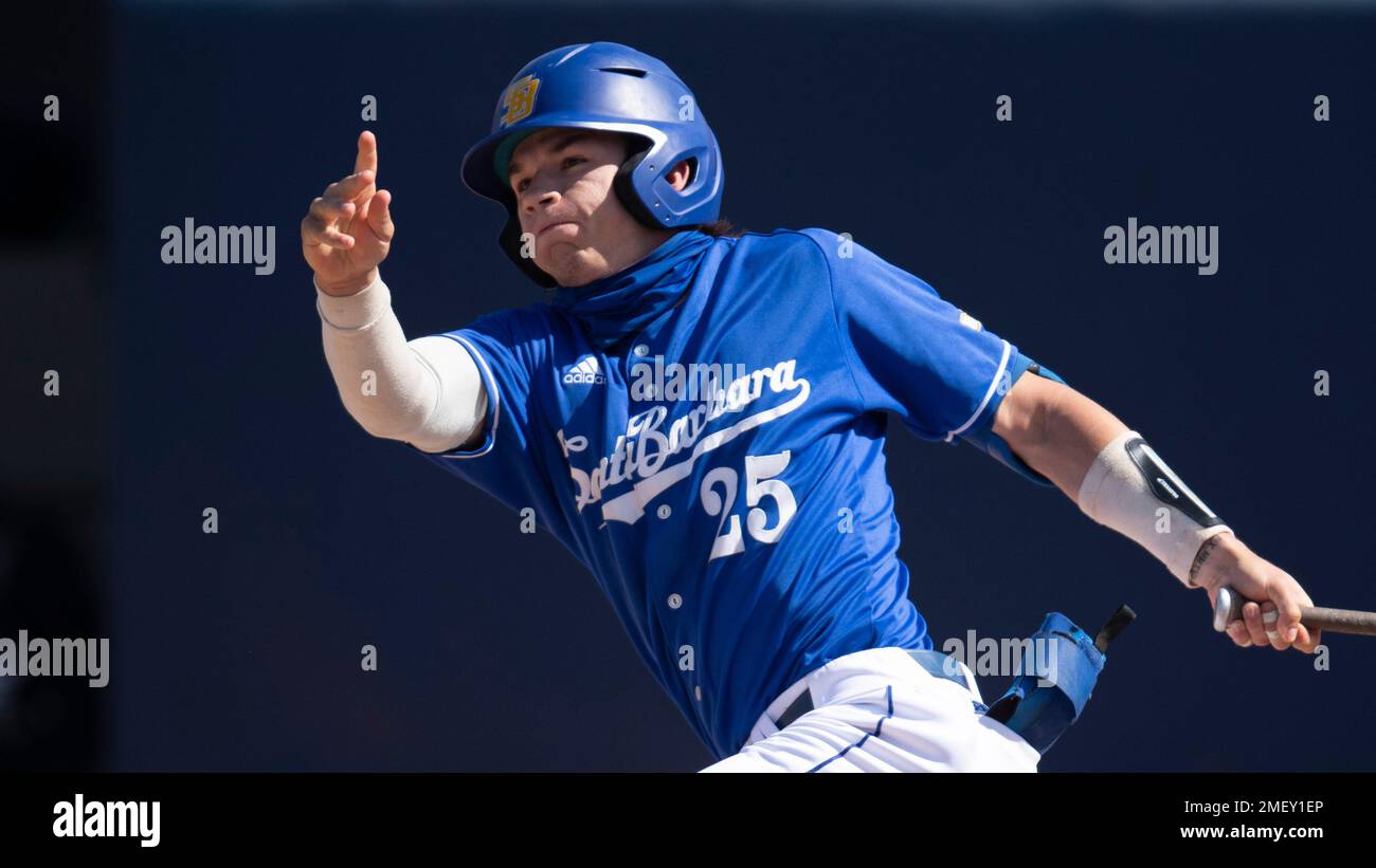 UC Santa Barbara's Jason Willow during an NCAA baseball game against ...