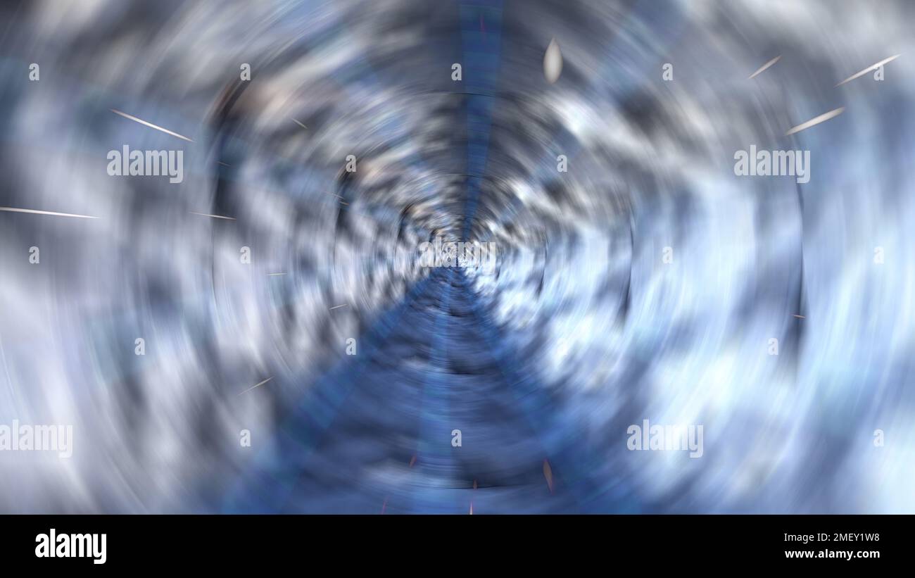 Through the stars. Computer generated 3d render Stock Photo - Alamy