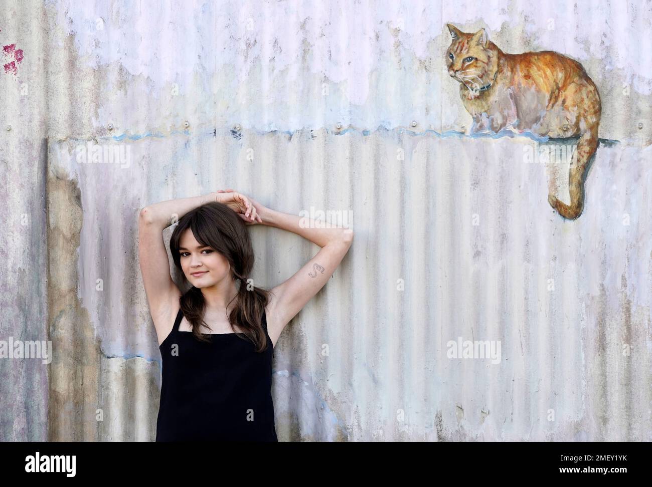 Actress Ciara Bravo poses for a portrait, Thursday, Feb. 18, 2021, in ...