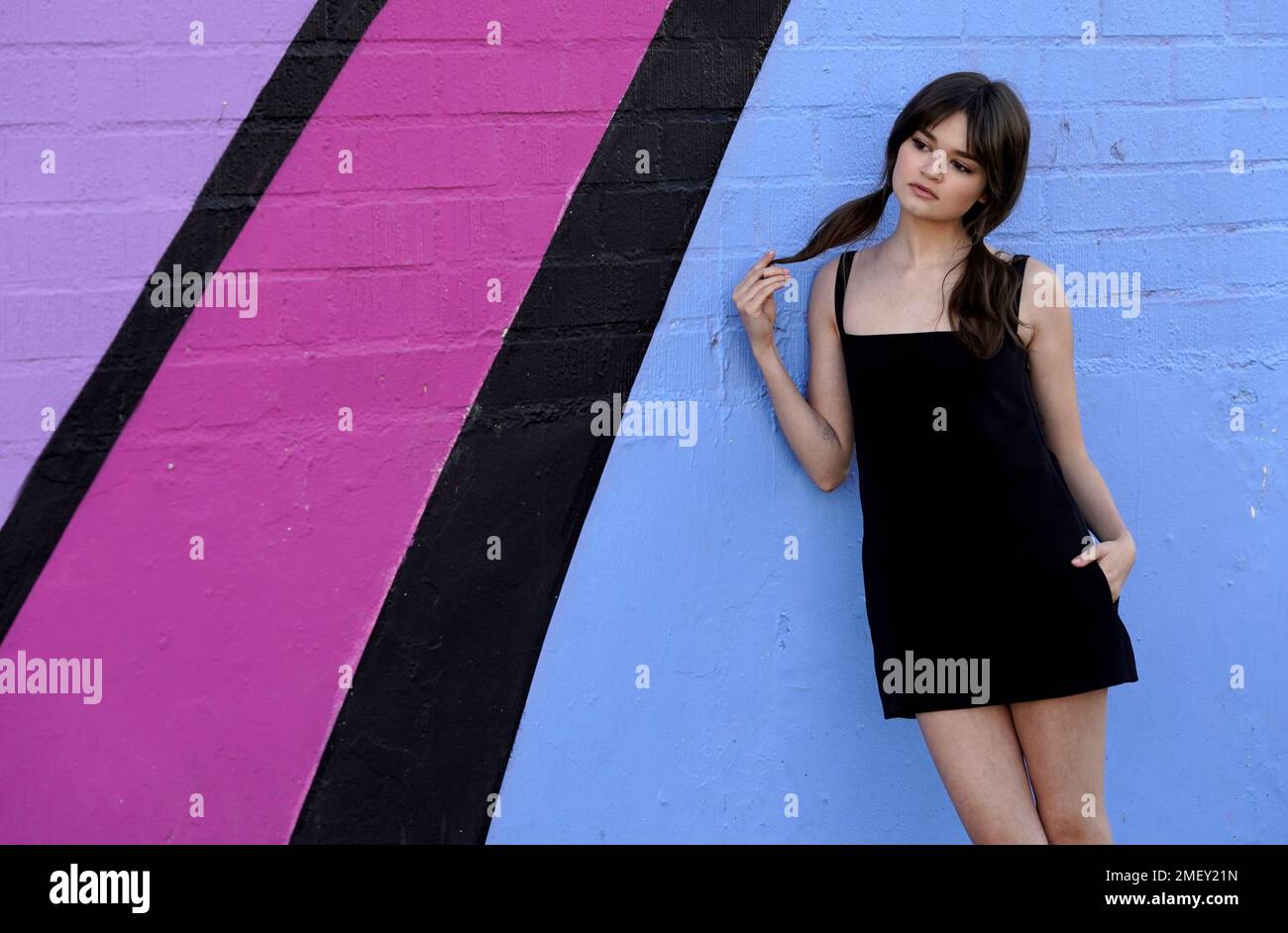 Actress Ciara Bravo poses for a portrait, Thursday, Feb. 18, 2021, in ...