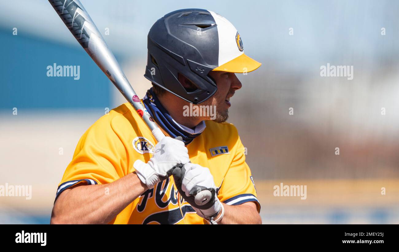 Ben Carew (12) of Kent State during an NCAA baseball game against ...
