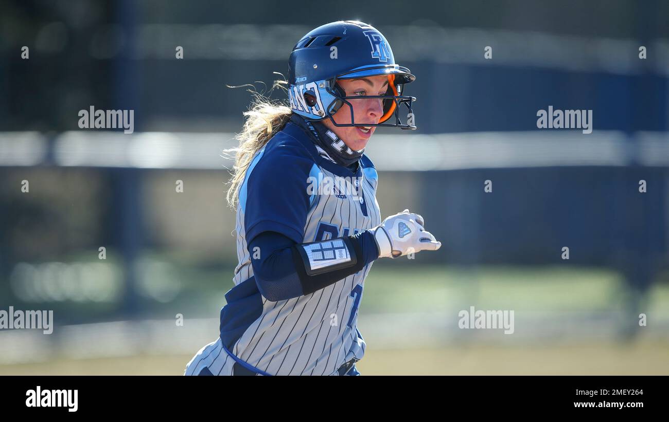 Rhode Island's Skyler Rapuano (7) during an NCAA softball game against ...