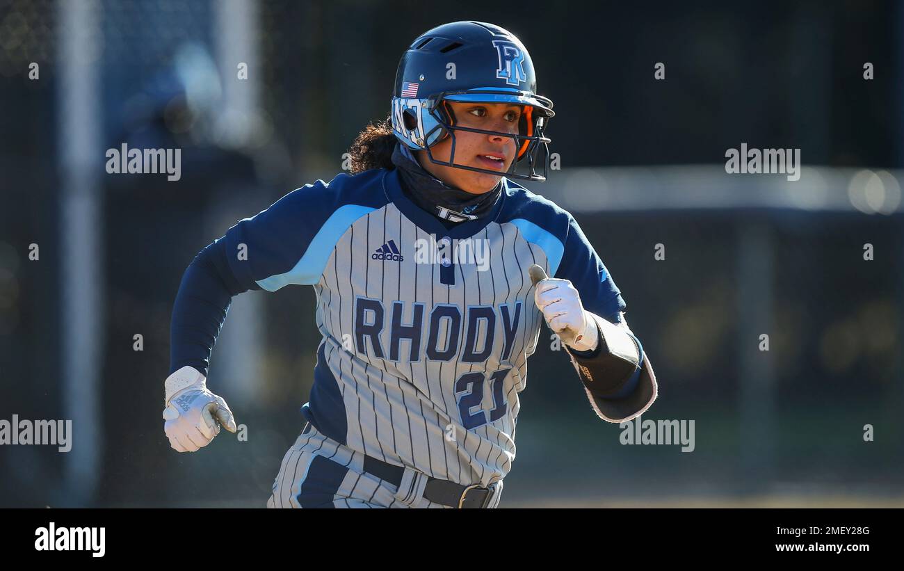 Rhode Island's Ari Castillo (21) during an NCAA softball game against ...