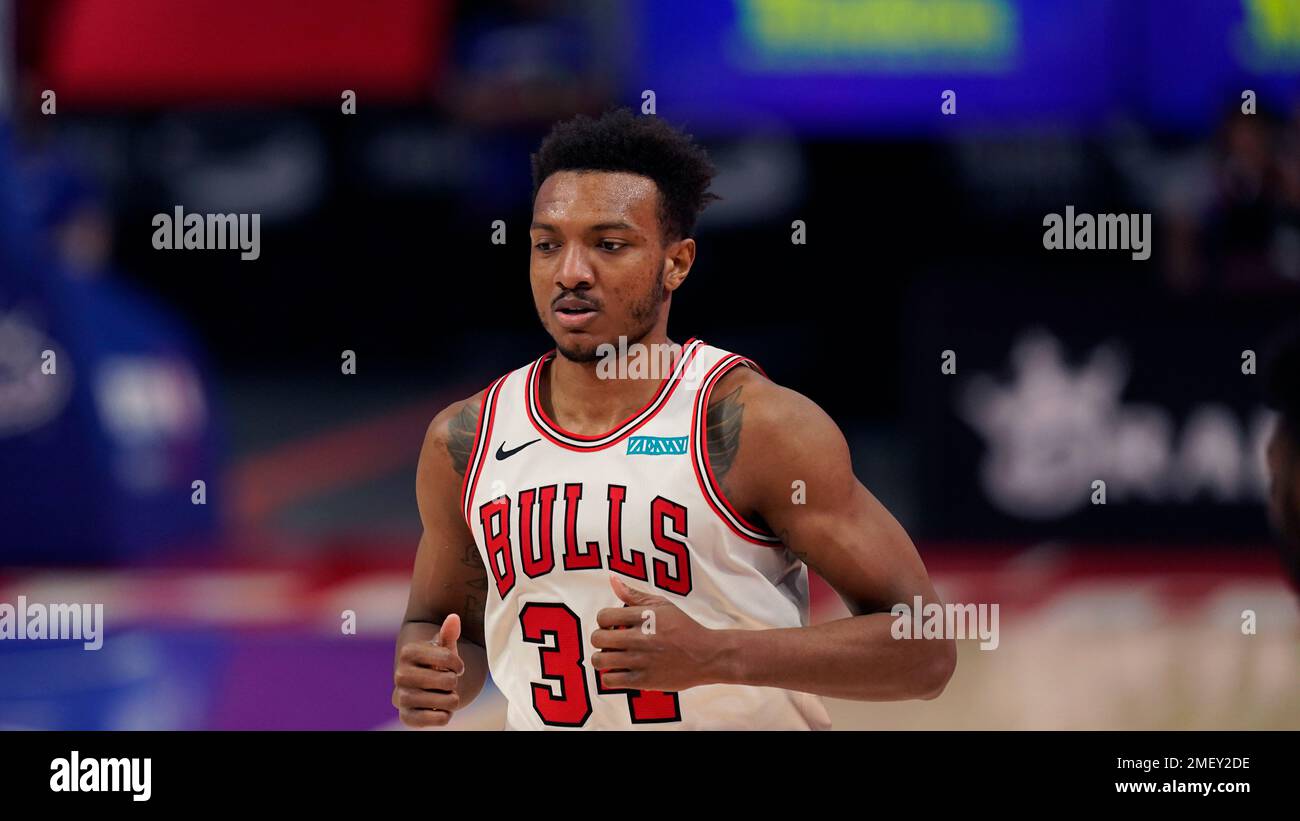 Chicago Bulls center Wendell Carter Jr. plays during the first half of ...