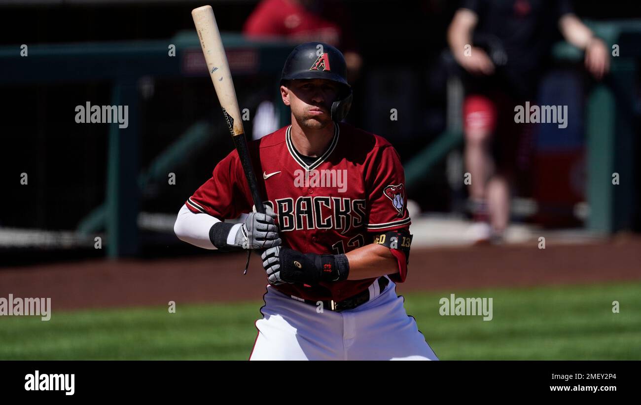 Arizona Diamondbacks' Nick Ahmed (13) bats during a spring training ...