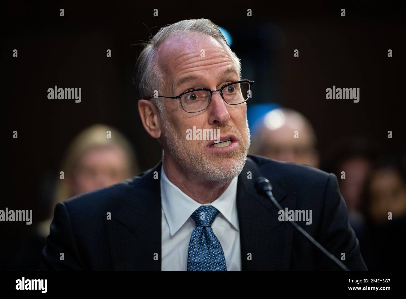 Washington, USA. 24th Jan, 2023. Joe Berchtold, President and CFO of ...