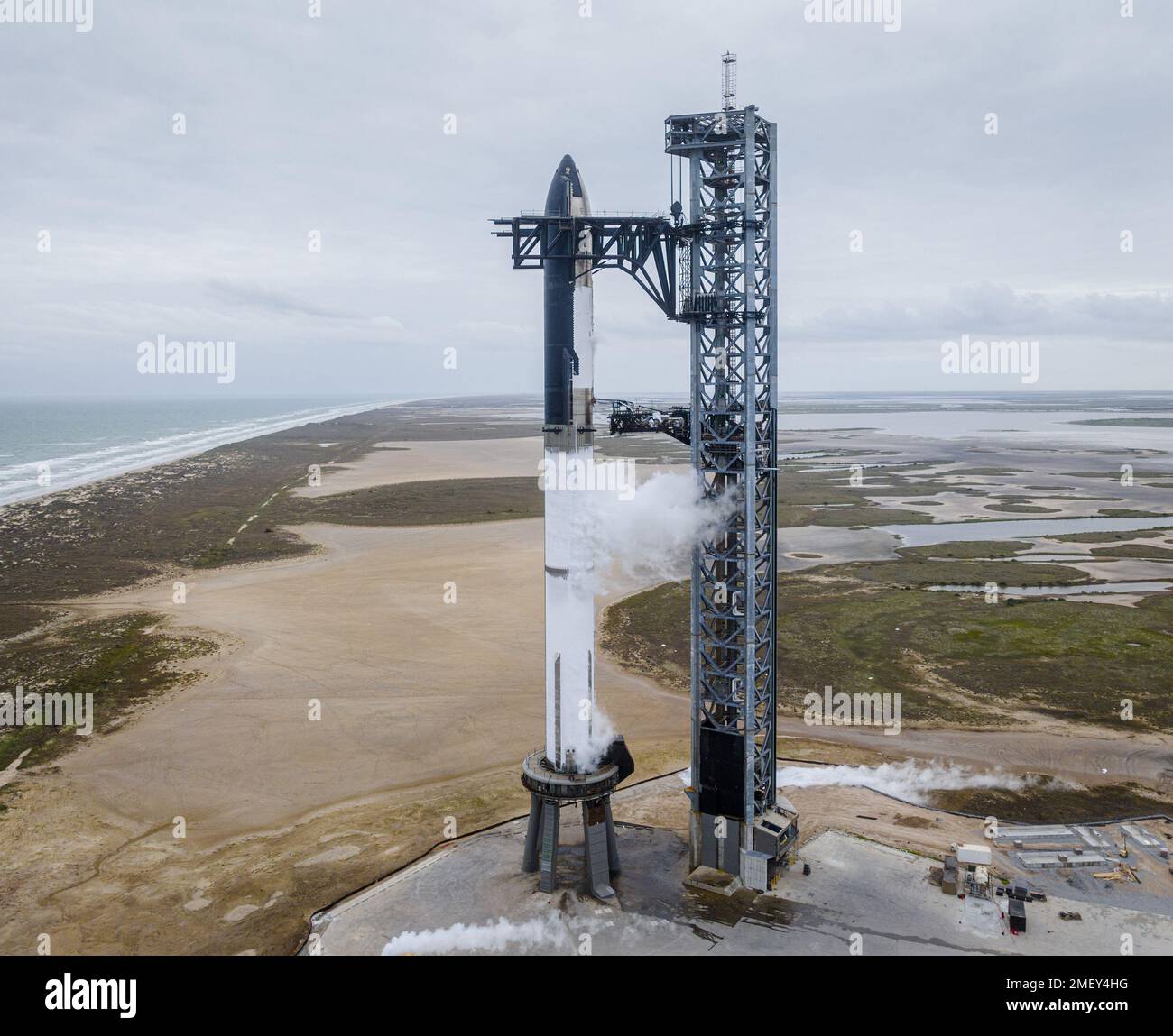 Boca Chica United States 23rd Jan 2023 Spacexs Starship Completed