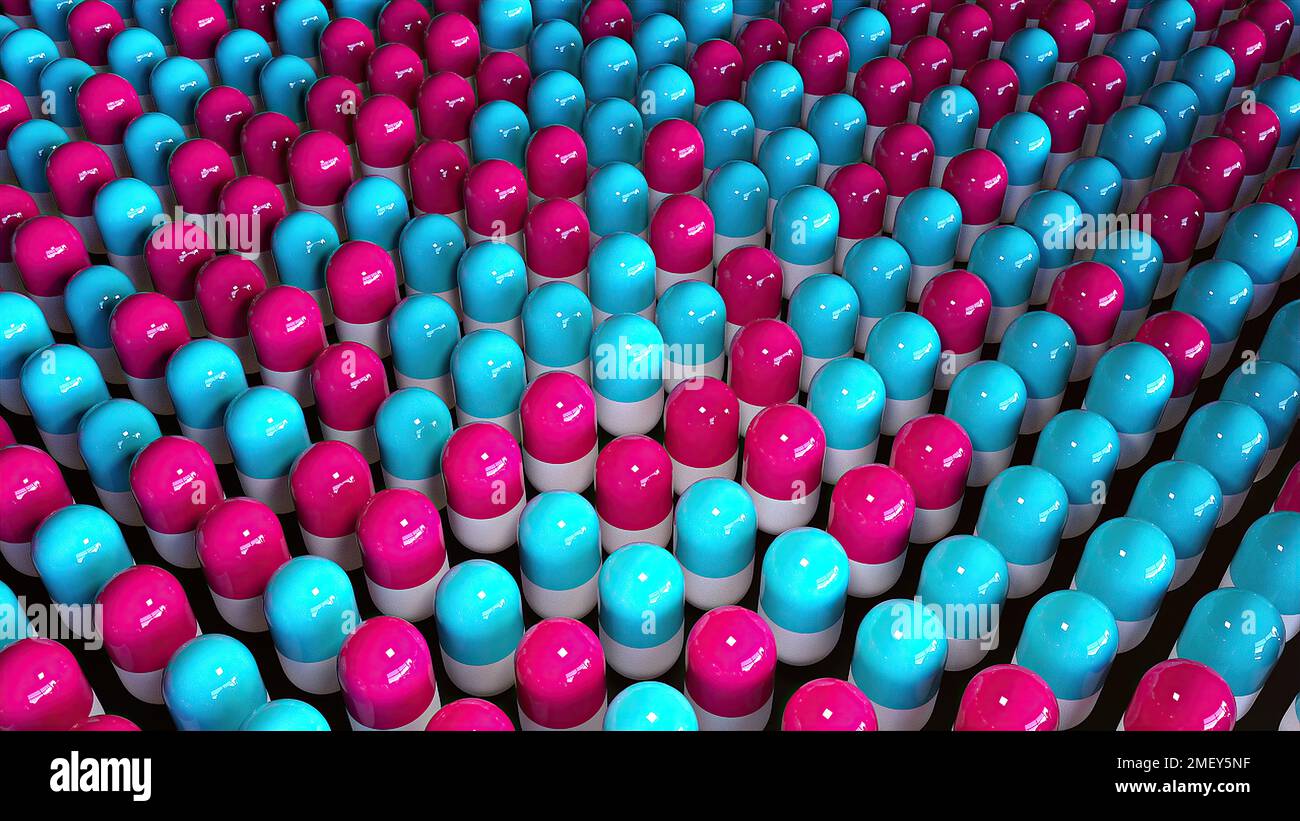 Medical pills. Computer generated 3d render Stock Photo - Alamy
