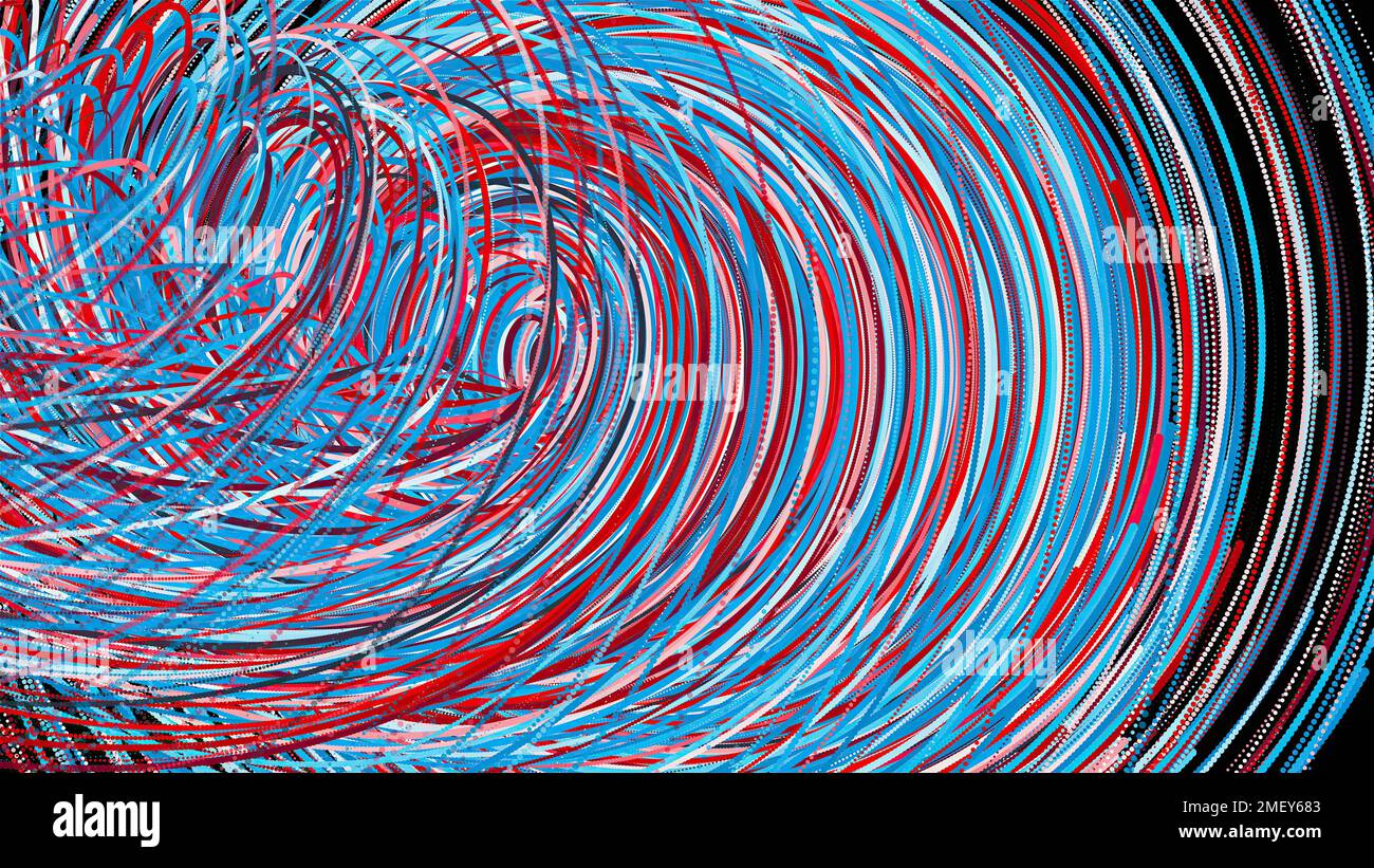 Abstract spiral lines. Computer generated 3d render Stock Photo - Alamy