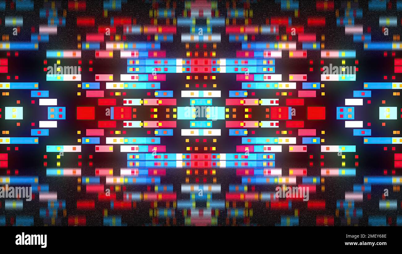 Technology abstract background with squares. Computer generated 3d ...