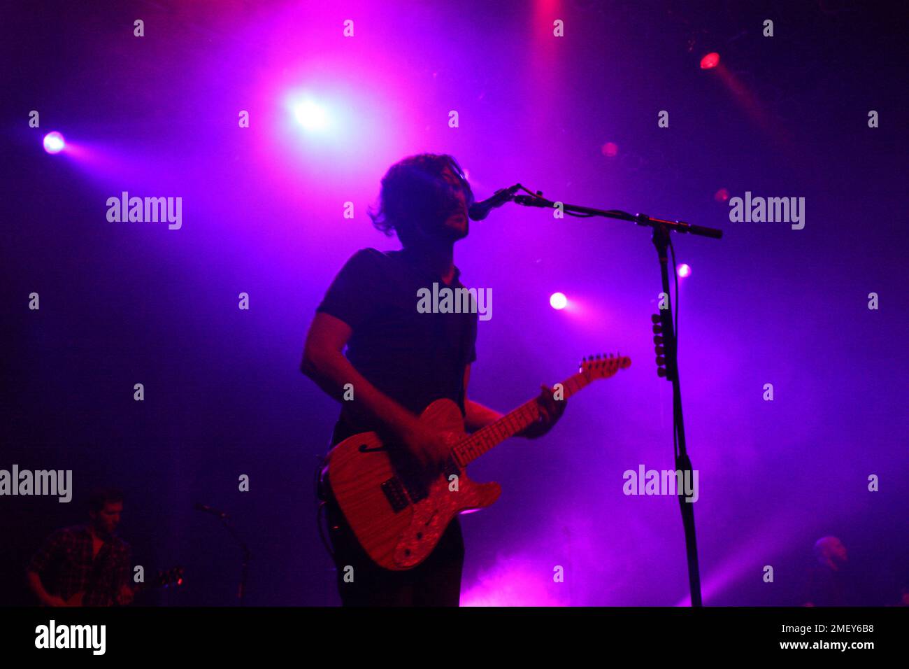 Taking Back Sunday in concert from Terminal 5 in New York Stock Photo ...
