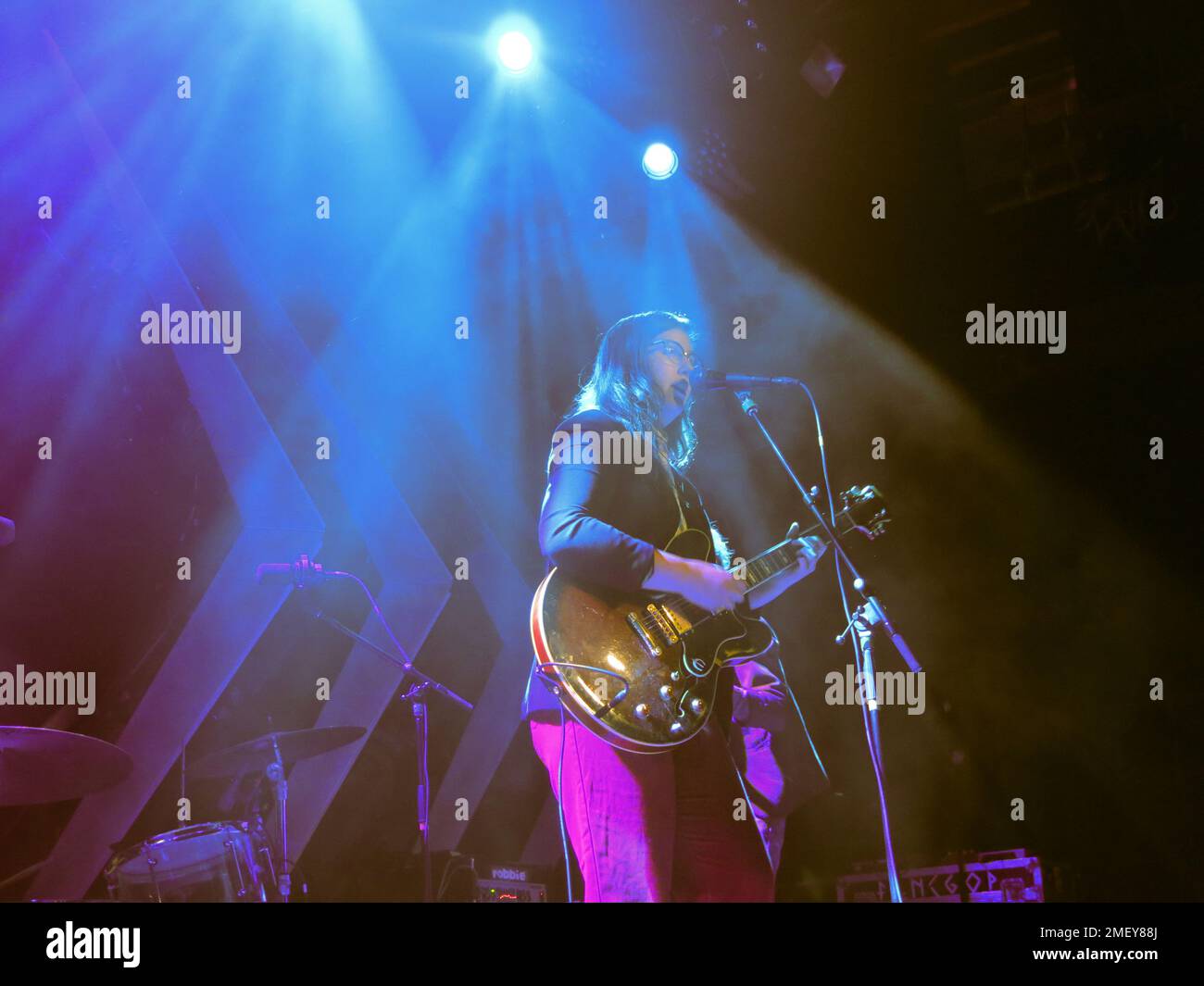 Lucy Dacus in concert from Brooklyn Steel in Brooklyn Stock Photo - Alamy