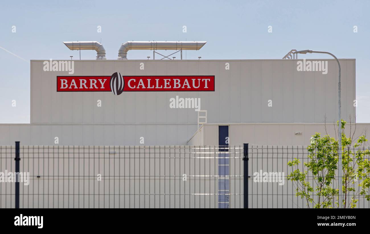 Novi Sad, Serbia - May 23, 2022: Large New Chocolate Factory Building ...