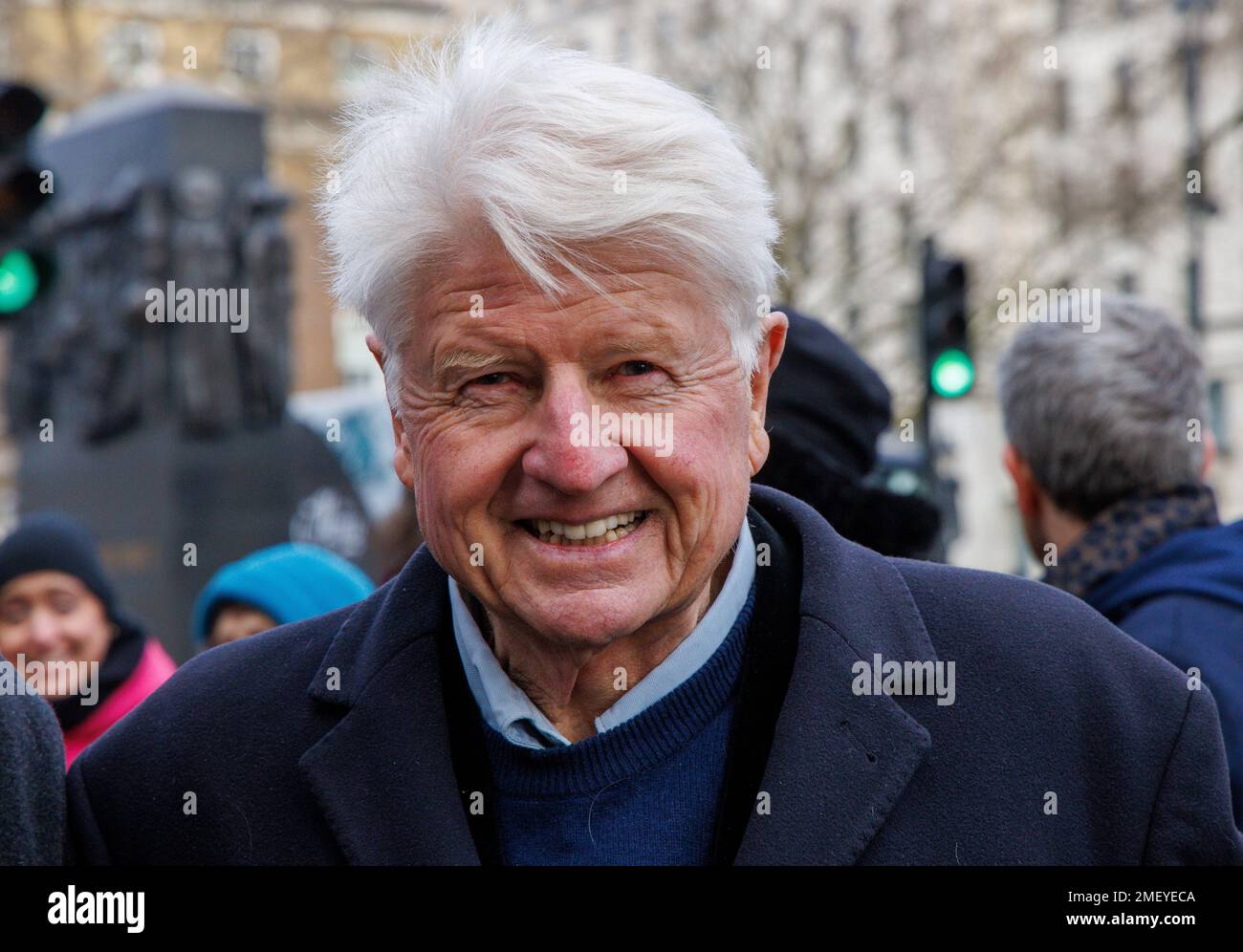 London, UK. 24th Jan, 2023. Stanley Johnson, Boris JohnsonÕs father ... London, UK. 24th Jan, 2023. Stanley Johnson, Boris JohnsonÕs father ...