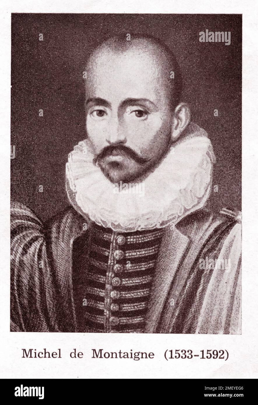 Montaigne portrait hi-res stock photography and images - Alamy