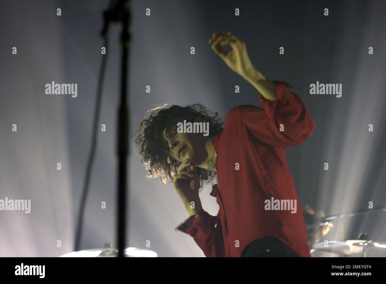 The 1975 in concert from the Terminal 5 in New York Stock Photo - Alamy