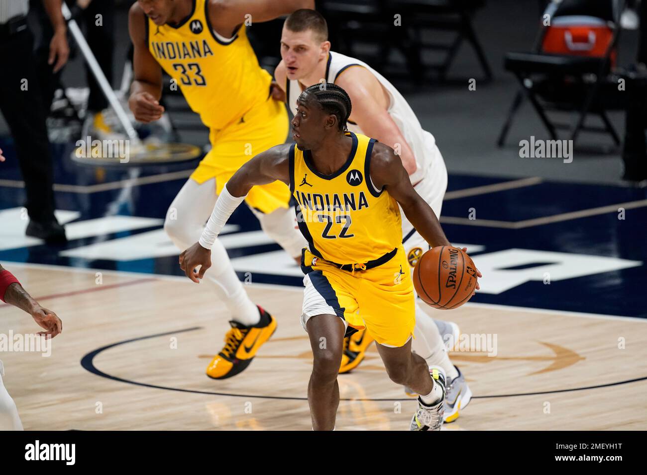 Indiana Pacers guard Caris LeVert (22) in the second half of an NBA ...