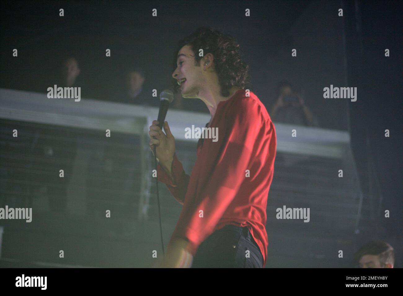 The 1975 in concert from the Terminal 5 in New York Stock Photo - Alamy