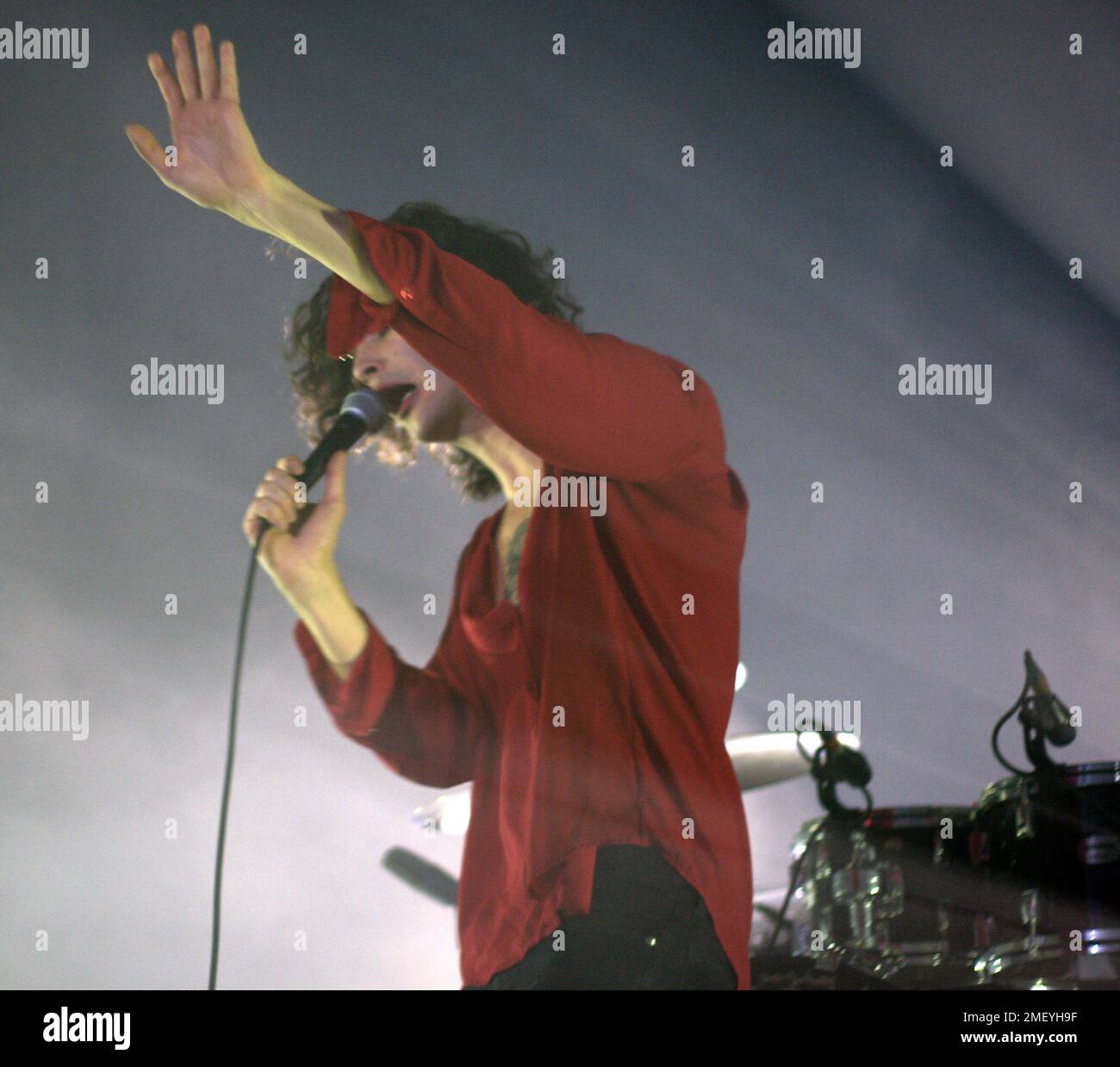 The 1975 in concert from the Terminal 5 in New York Stock Photo - Alamy