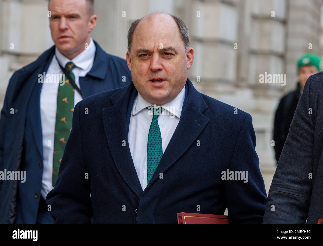 London, UK. 24th Jan, 2023. Ben Wallace, Defence Secretary, at the ...