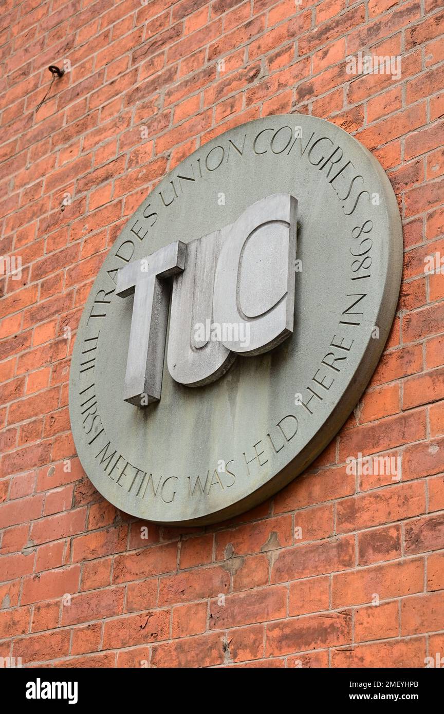 First meeting of the TUC Stock Photo - Alamy