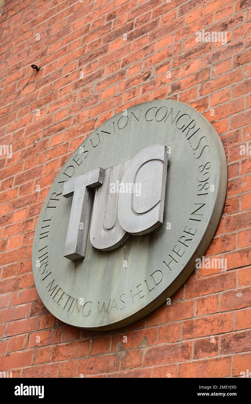 First meeting of the TUC Stock Photo - Alamy