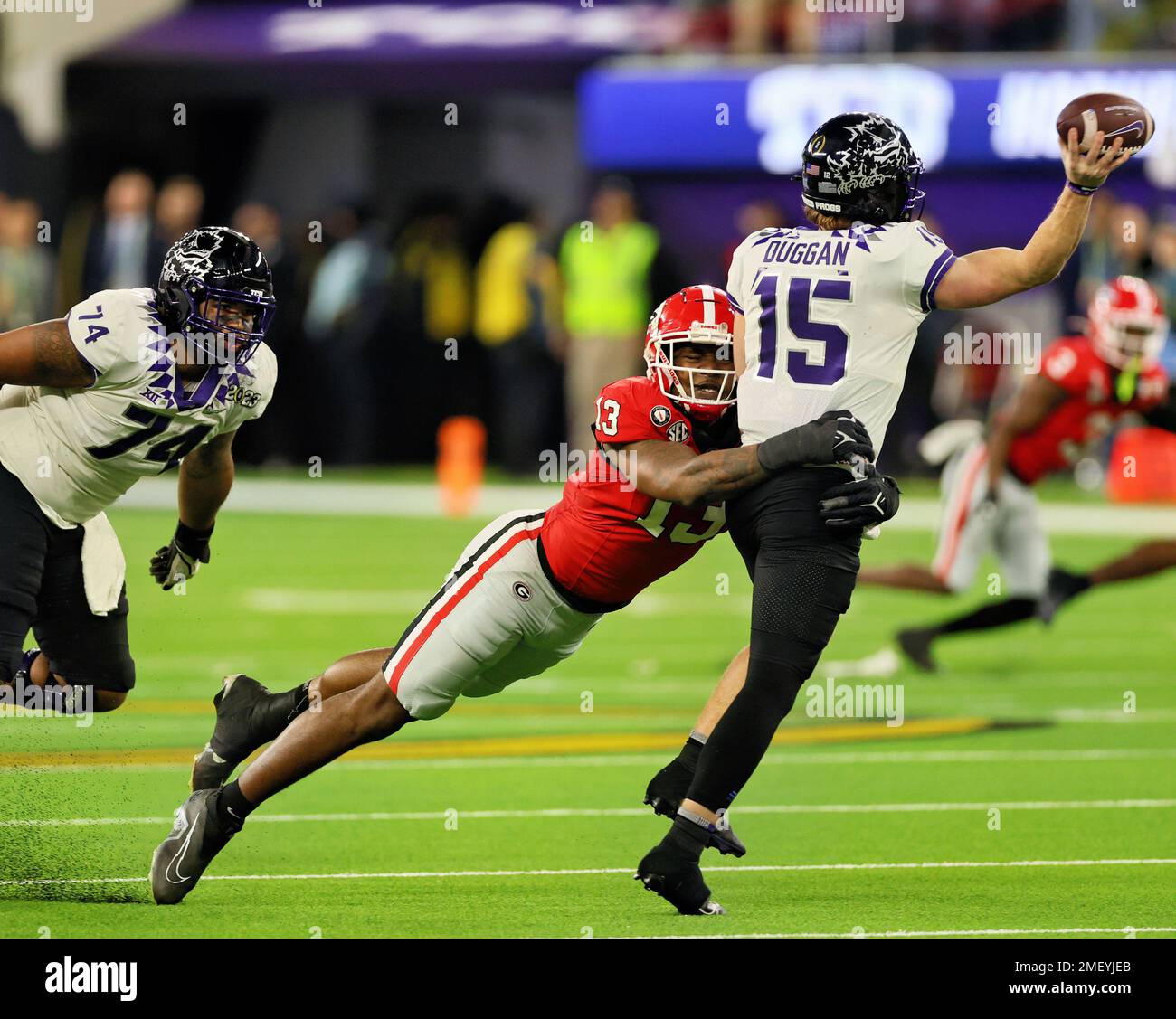 Mykel williams tcu hi-res stock photography and images - Alamy