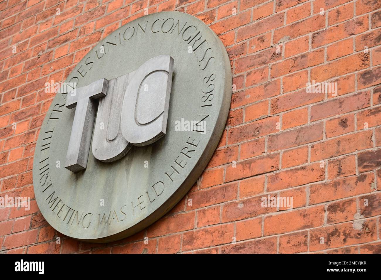 First meeting of the TUC Stock Photo - Alamy