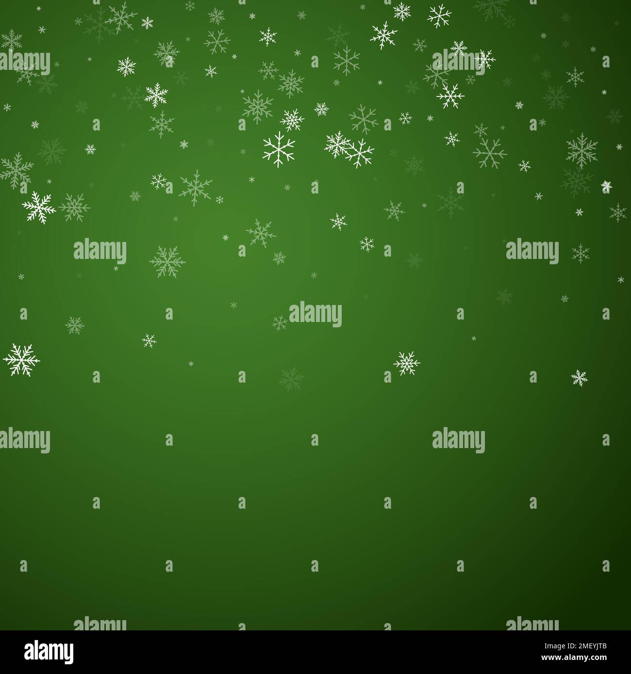 Snowfall overlay christmas background. Subtle flying snow flakes and ...
