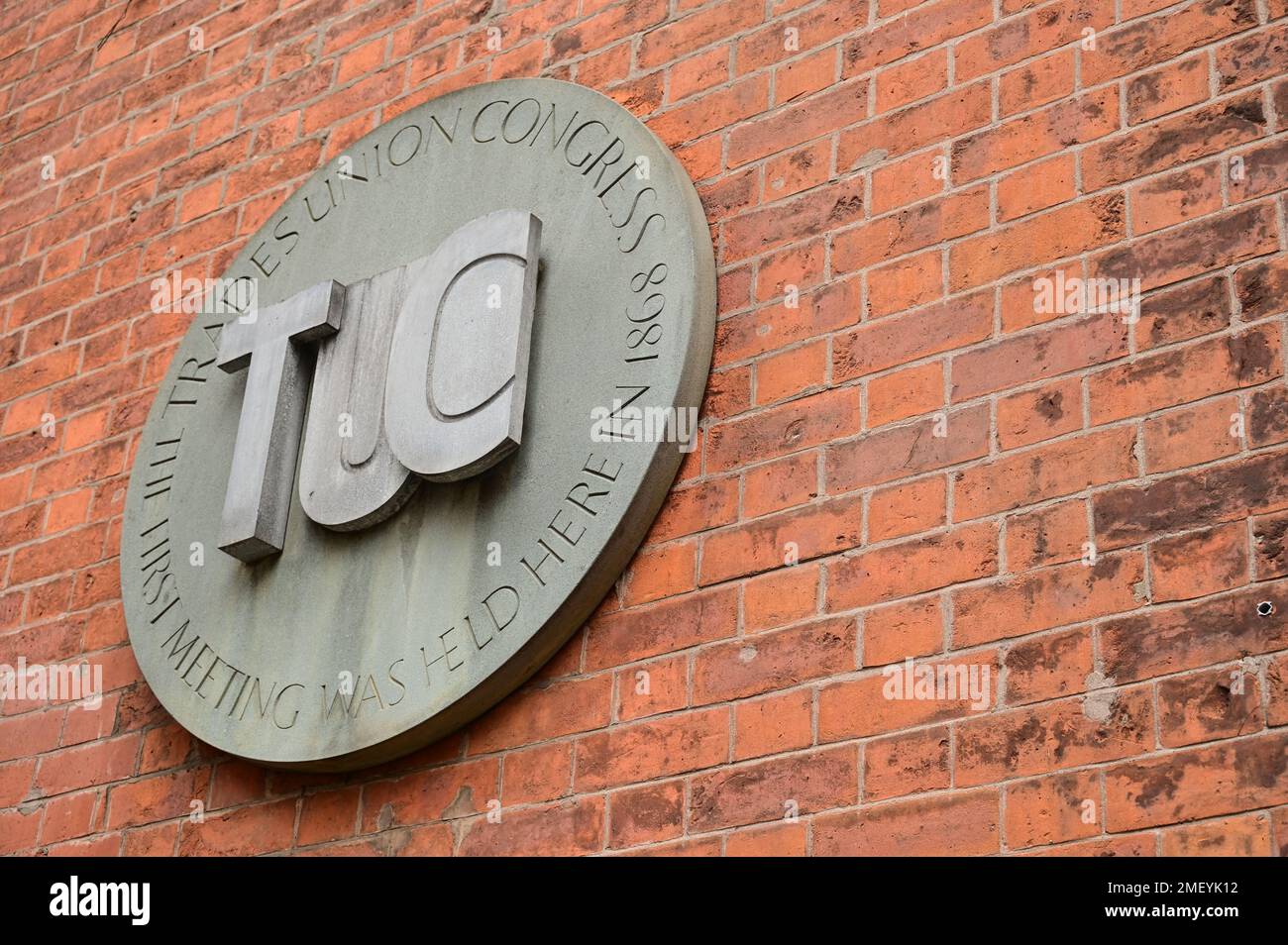 First meeting of the TUC Stock Photo - Alamy