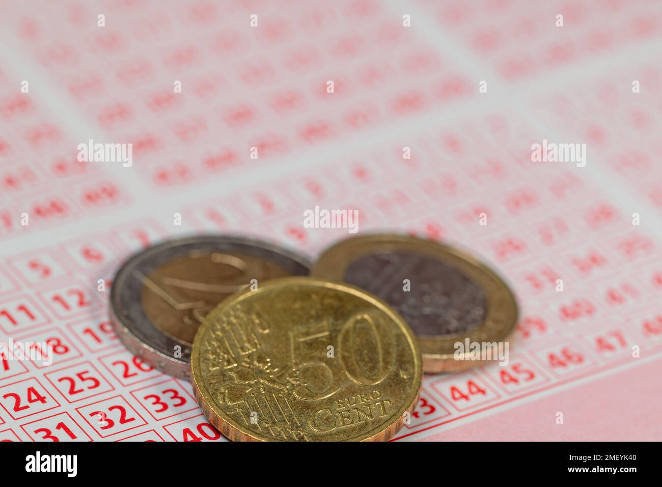 Lotto ticket numbers hi-res stock photography and images - Alamy