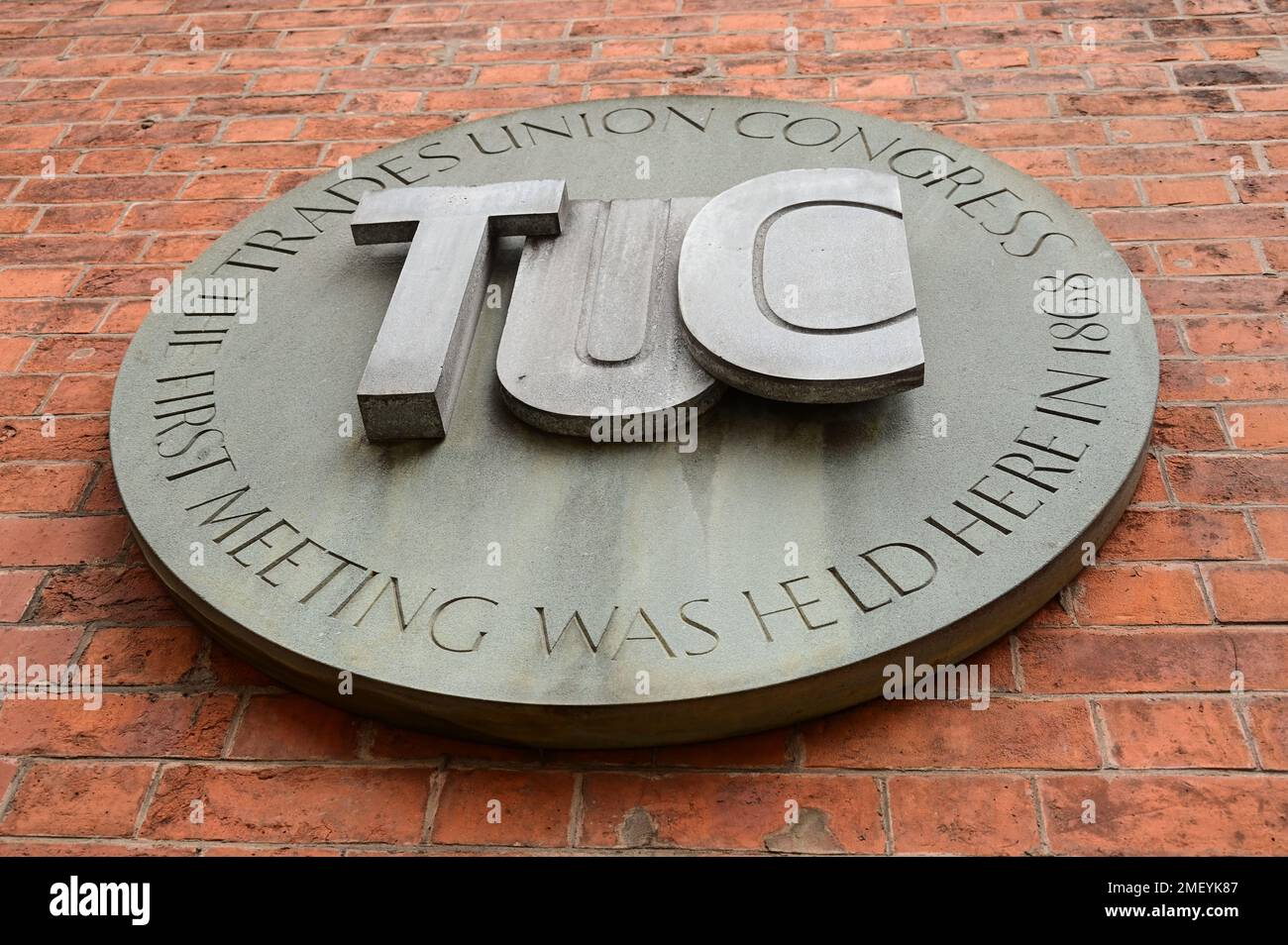First meeting of the TUC Stock Photo - Alamy