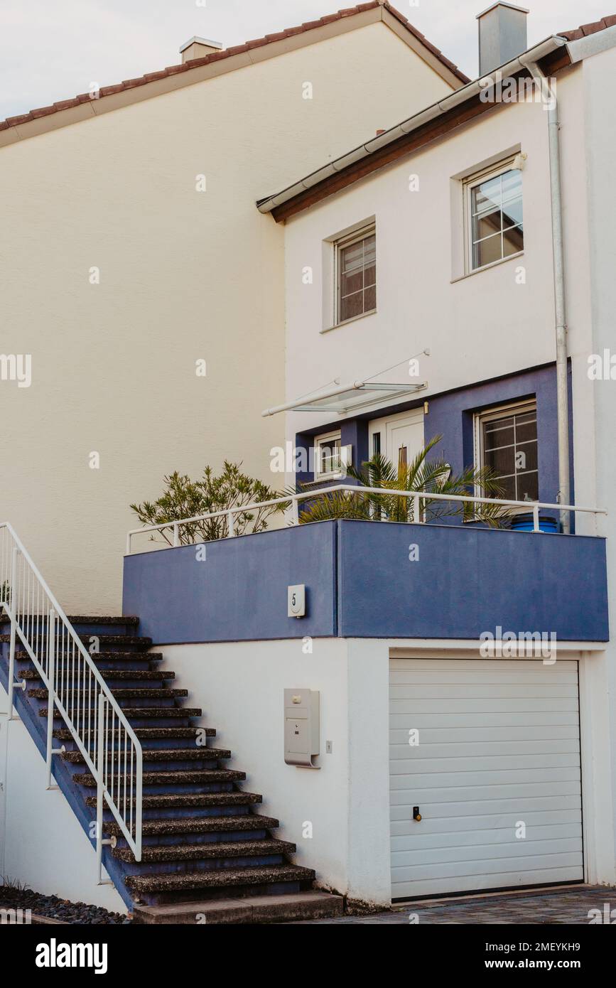 Traditional Small House With Beautiful Outdoor Decor Facade In Germany ...