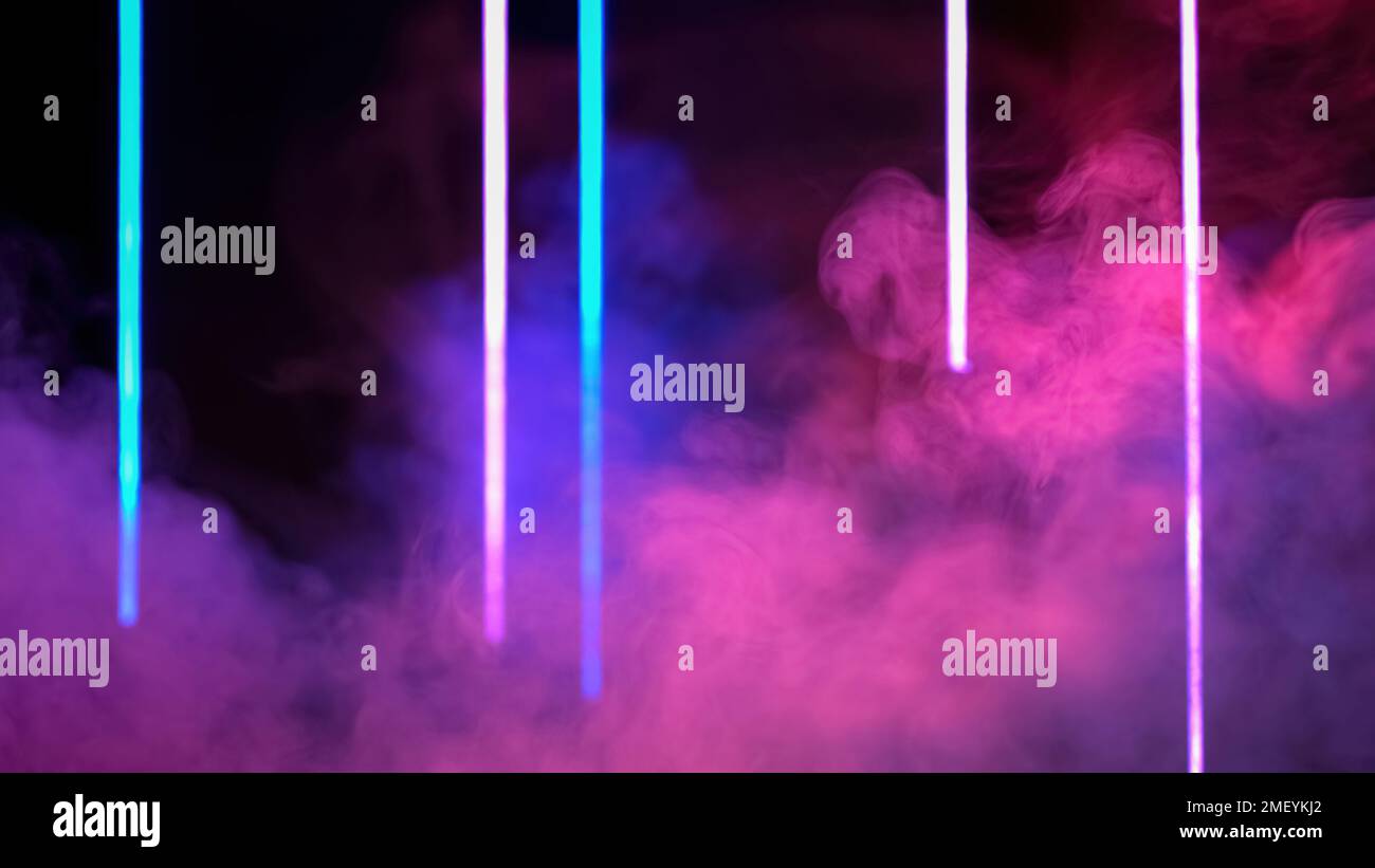 color smoke background blur glow neon light vapor Stock Photo - Alamy