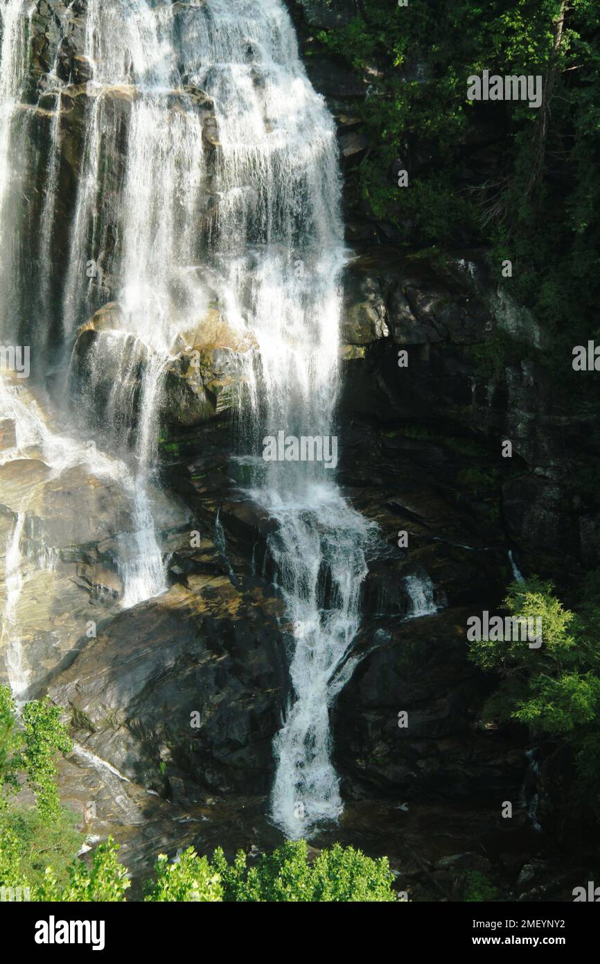 The Upper Whitewater Falls in North Carolina, USA Stock Photo - Alamy