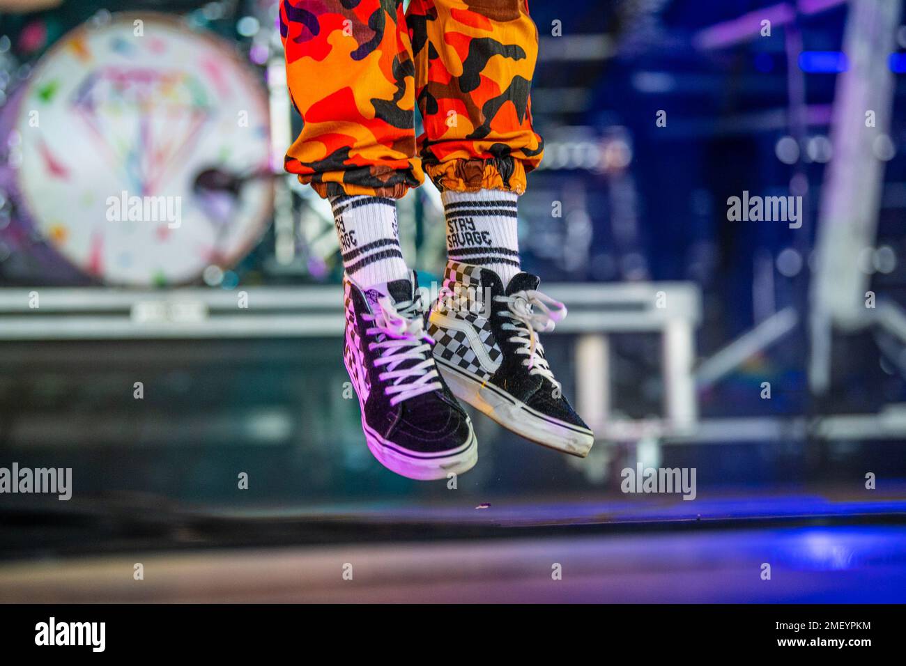 Misterwives in concert at The Coral Sky Ampitheatre Stock Photo - Alamy