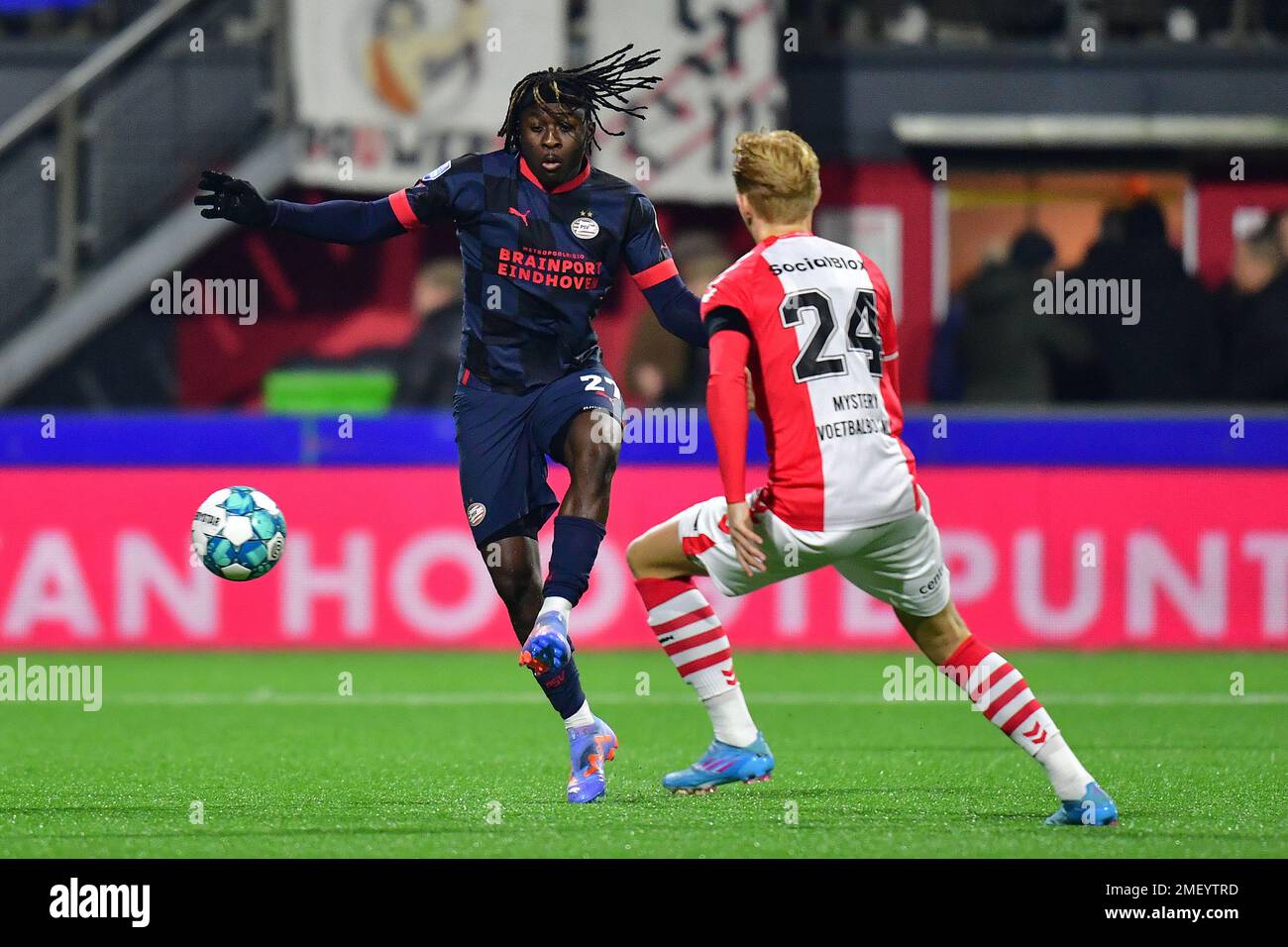 EMMEN, 24-01-2023, Stadion De Oude Meerdijk, football, Dutch Eredivisie ...
