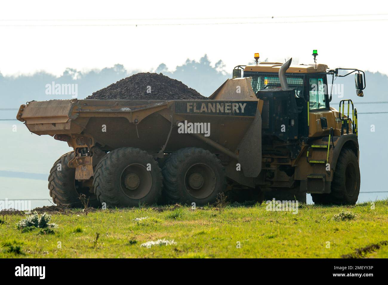 Wendove Dean, Aylesbury Vale, UK. 24th March, 2022. HS2 are building an ...