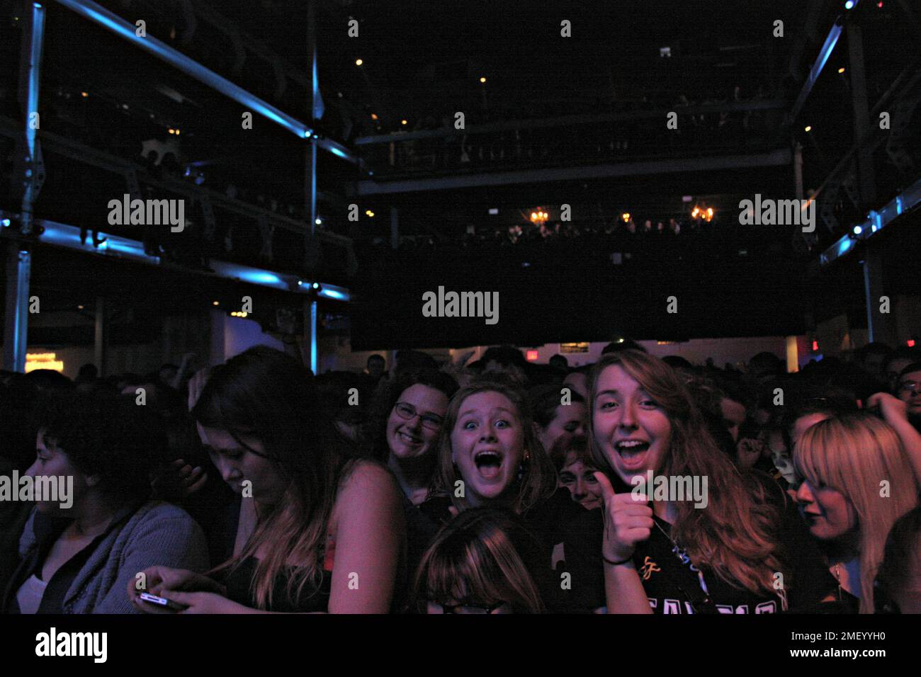 Taking Back Sunday in concert from Terminal 5 in New York Stock Photo ...