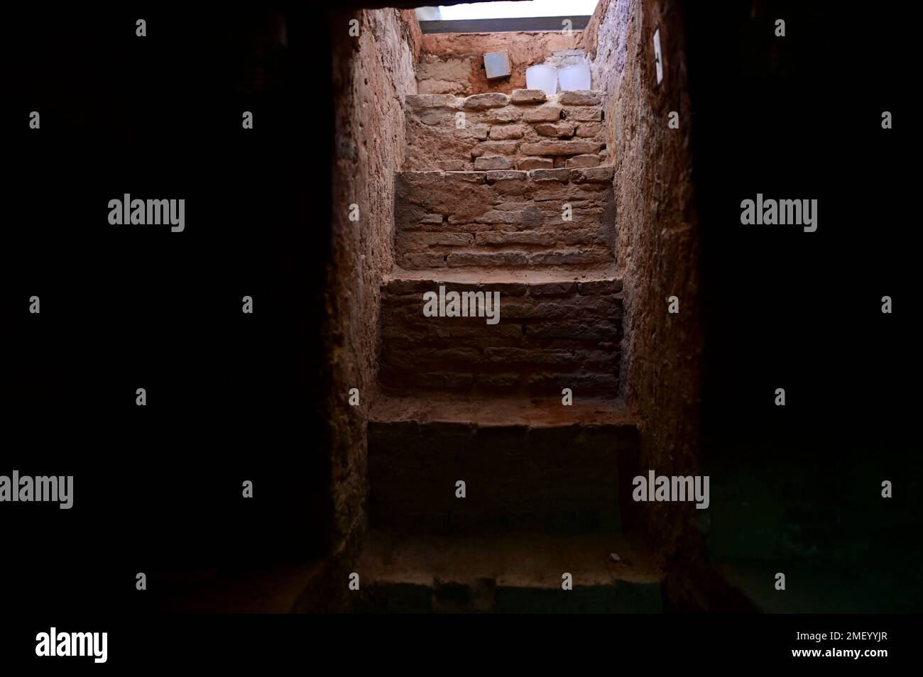 A crypt in the middle of the altar can be accessed inside the second ...