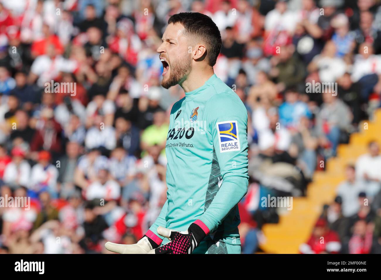 Madrid, Spain. 21st Jan, 2023. Alex Remiro (Sociedad) Football/Soccer ...