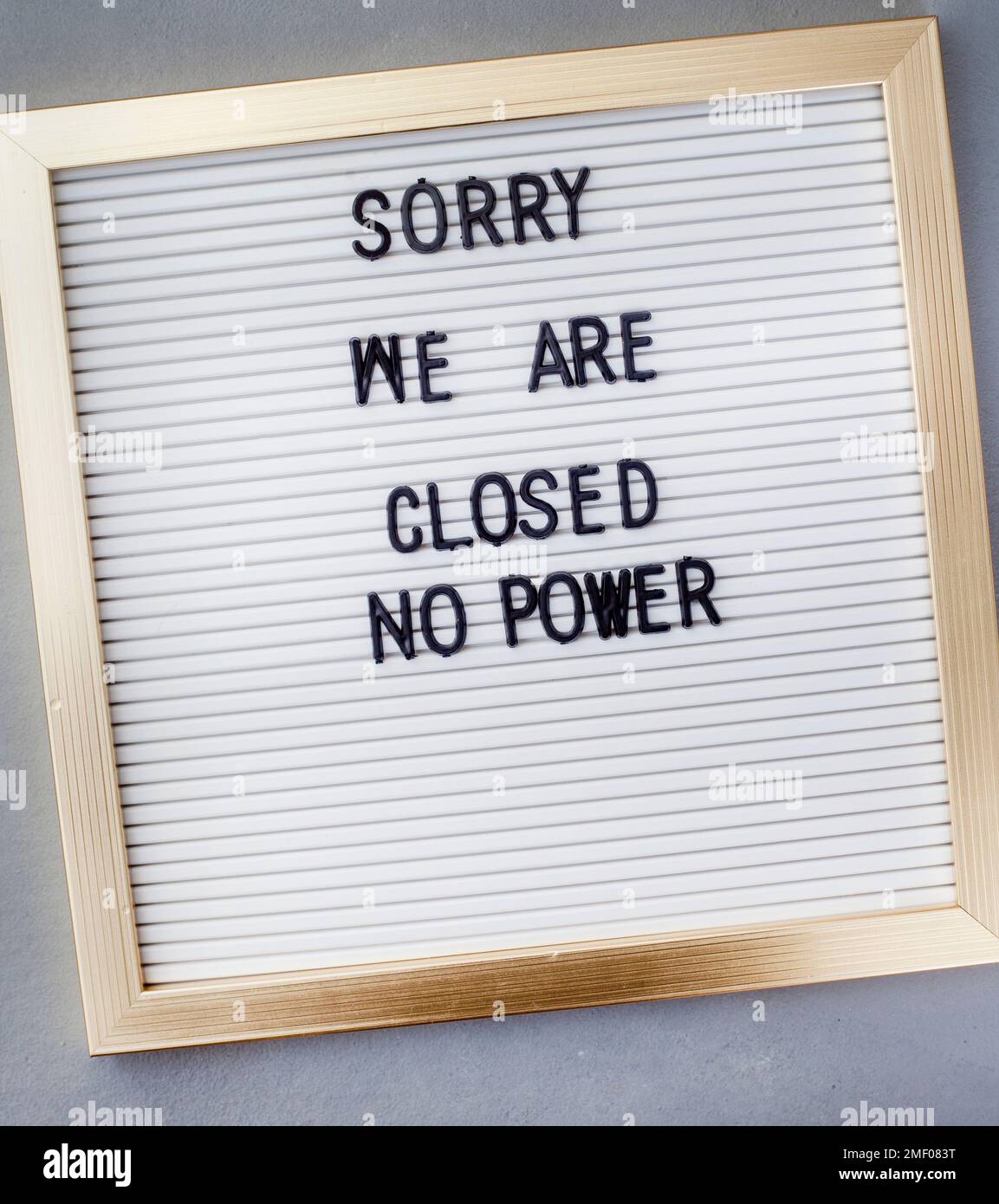 closed due to no power, South African power crisis and load shedding ...