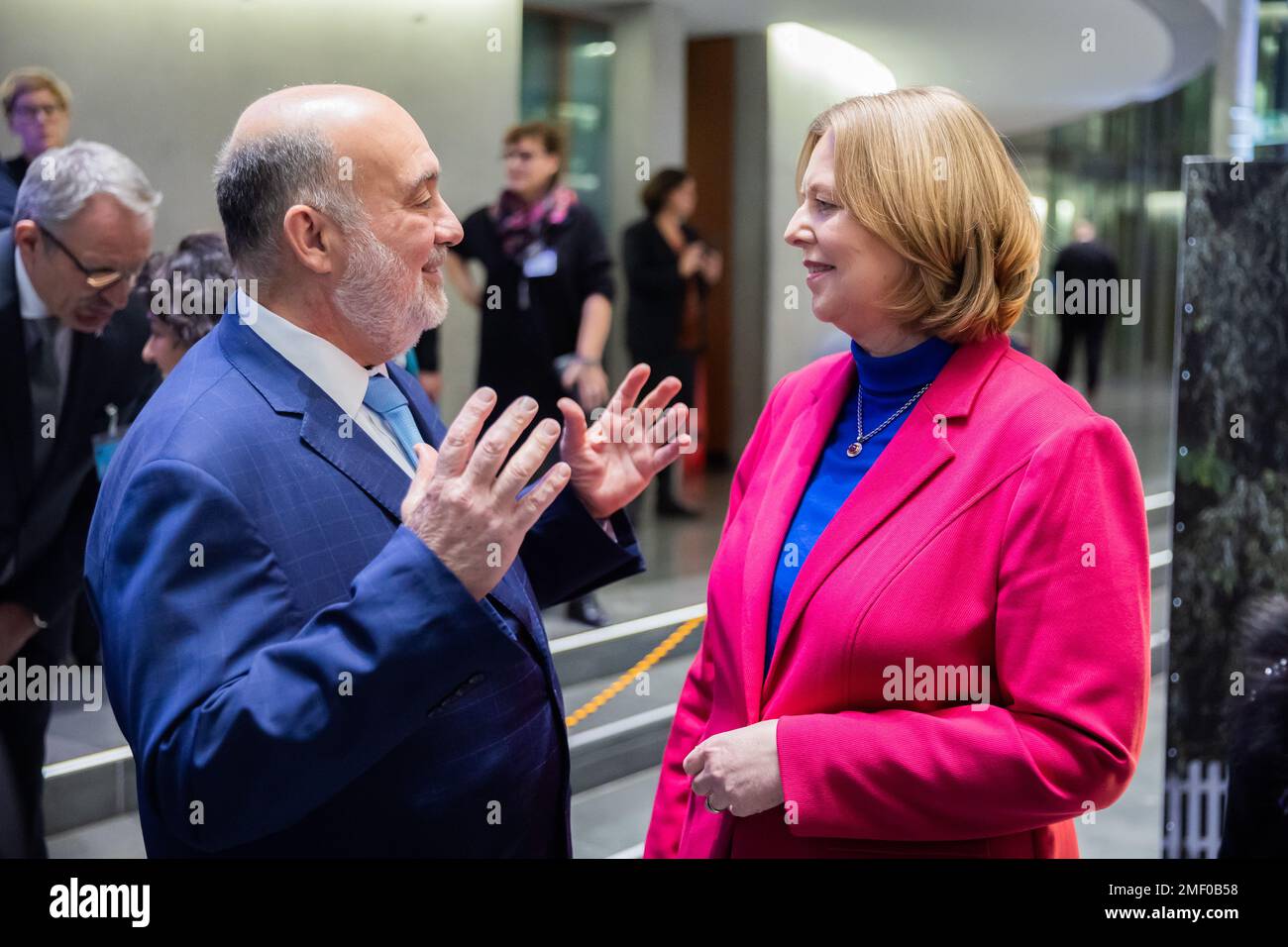 Berlin, Germany. 24th Jan, 2023. Bundestag President Bärbel Bas (SPD ...